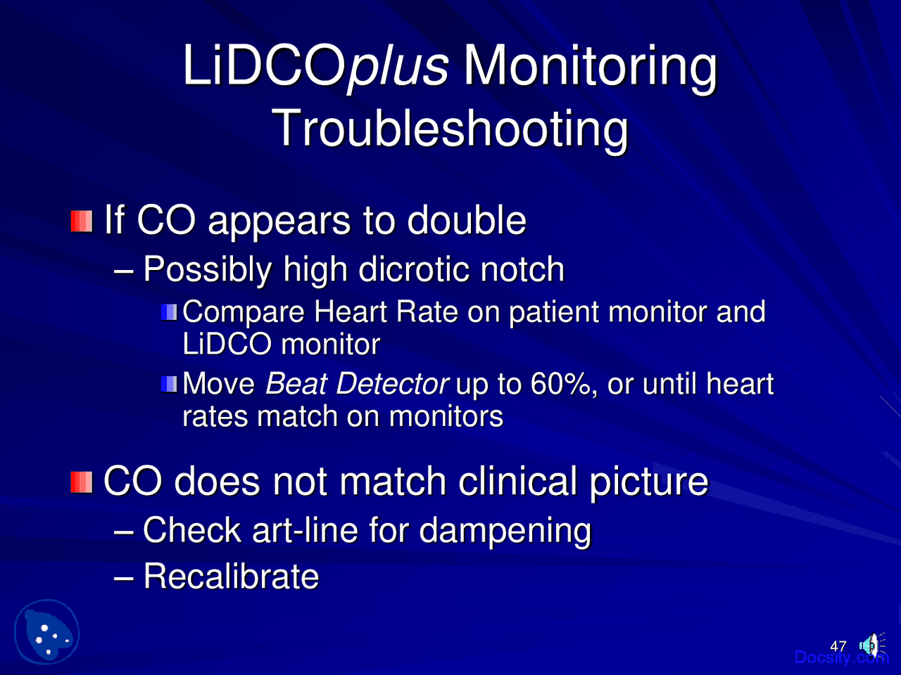 Lidcoplus Hemodynamic Monitoring Part 2 Anesthesia Lecture Slides