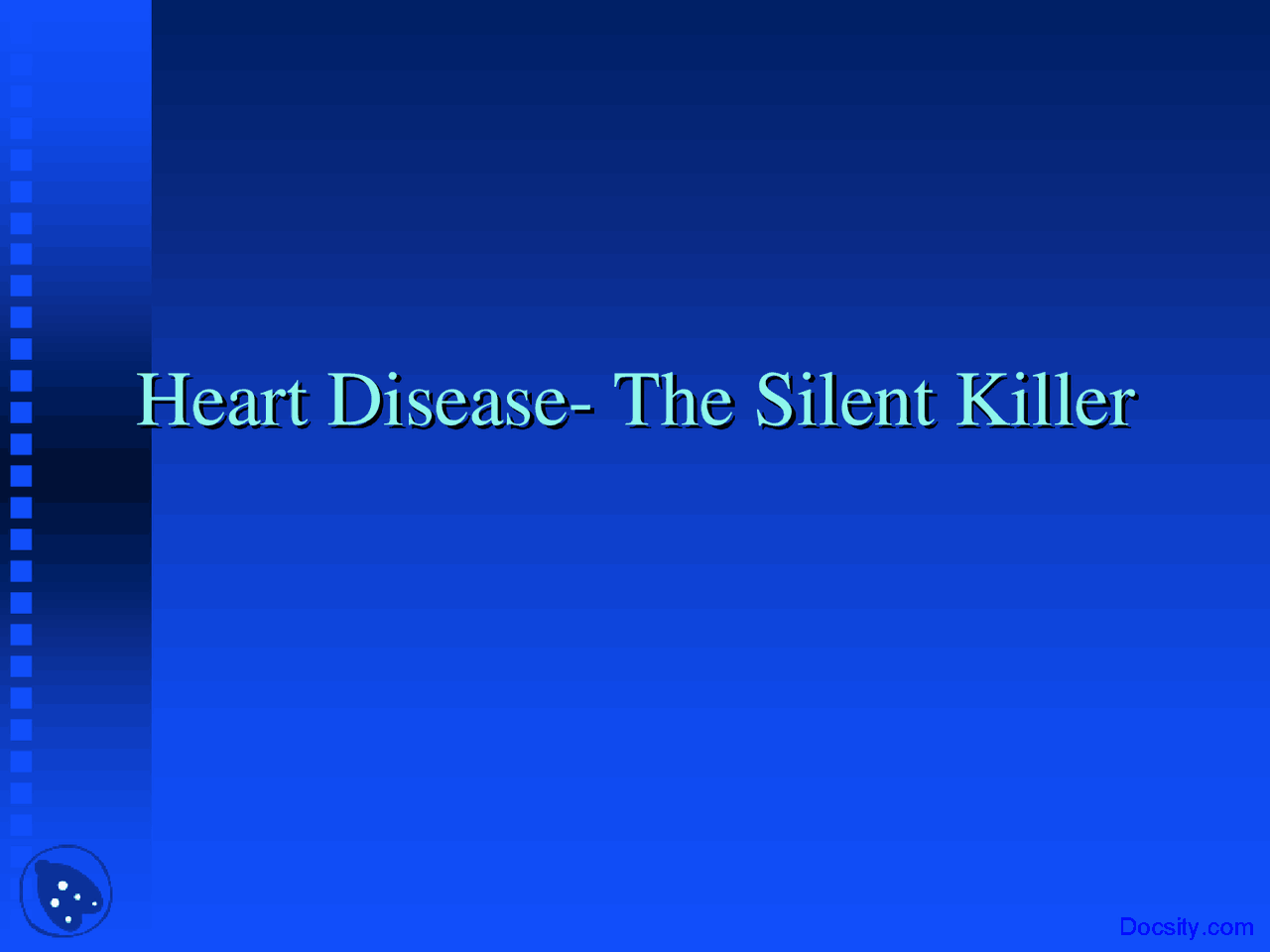 Heart Disease Cardiology Lecture Slides Docsity