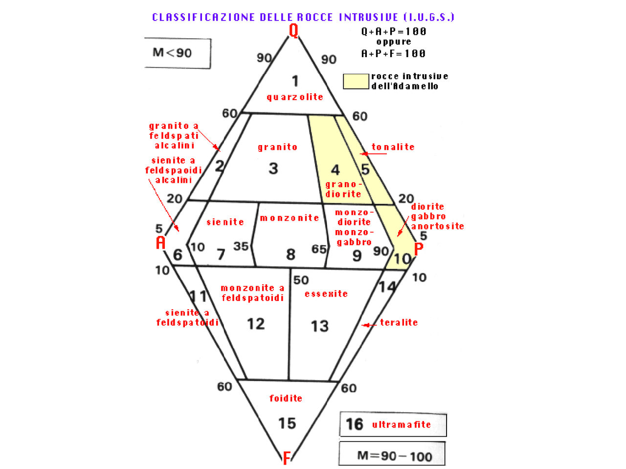 Classificazione Delle Rocce Intrusive Appunti Di Geologia Docsity