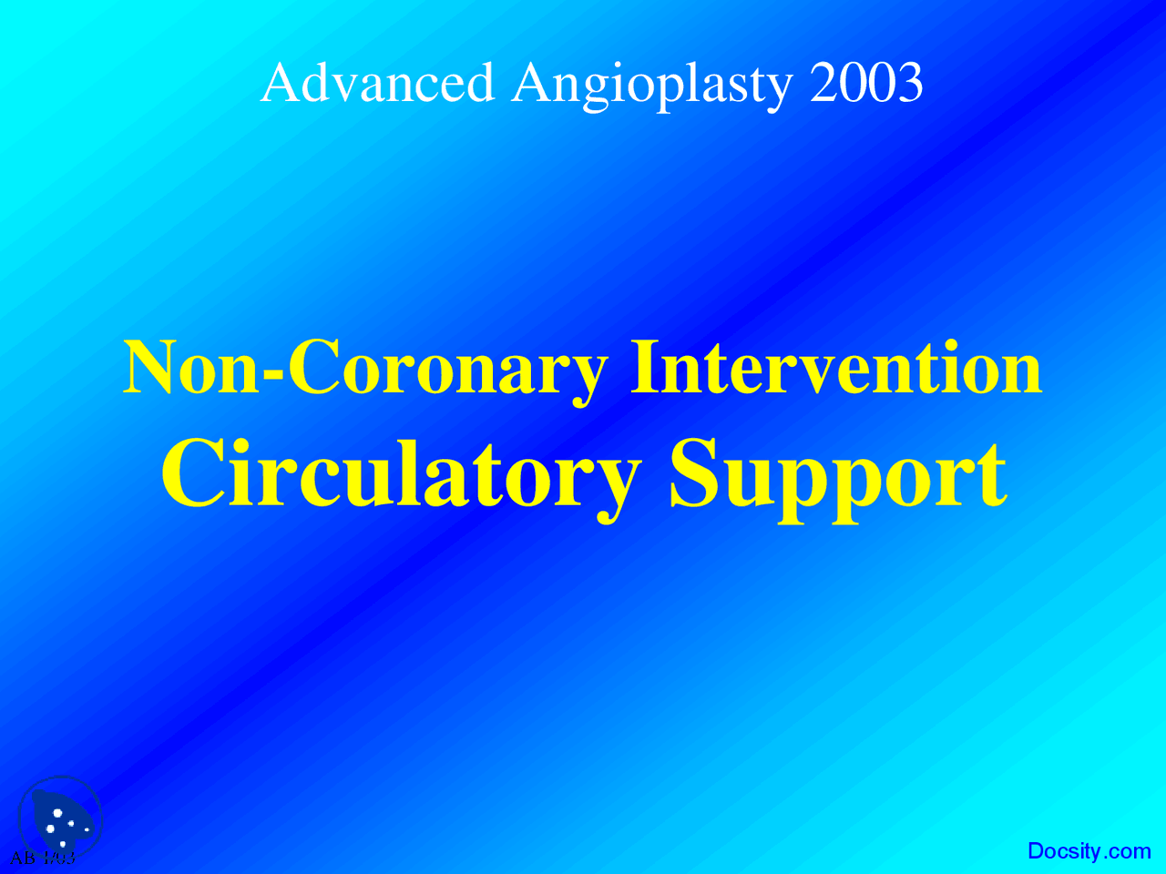Circulatory Support Cardiology Lecture Slides Docsity