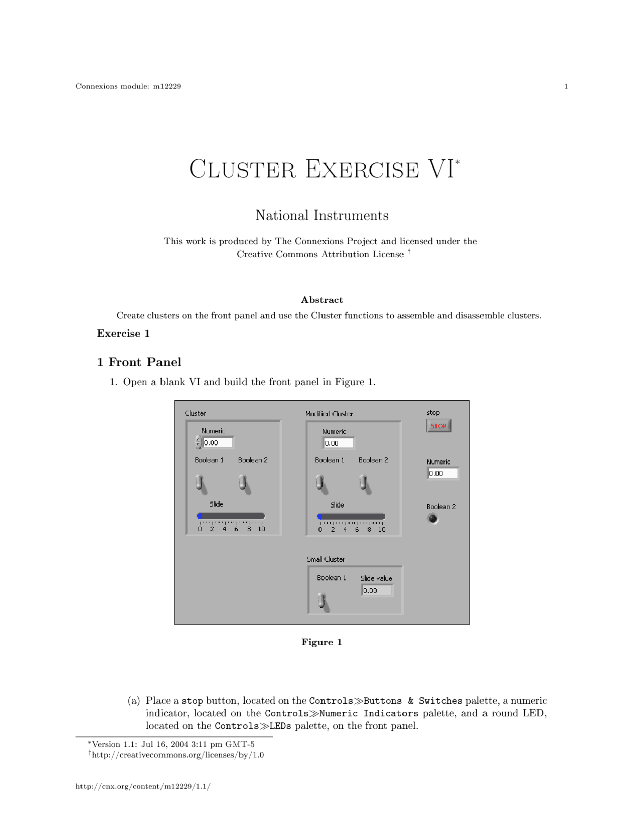 Cluster exercise vi, college study notes - Cluster functions to ...