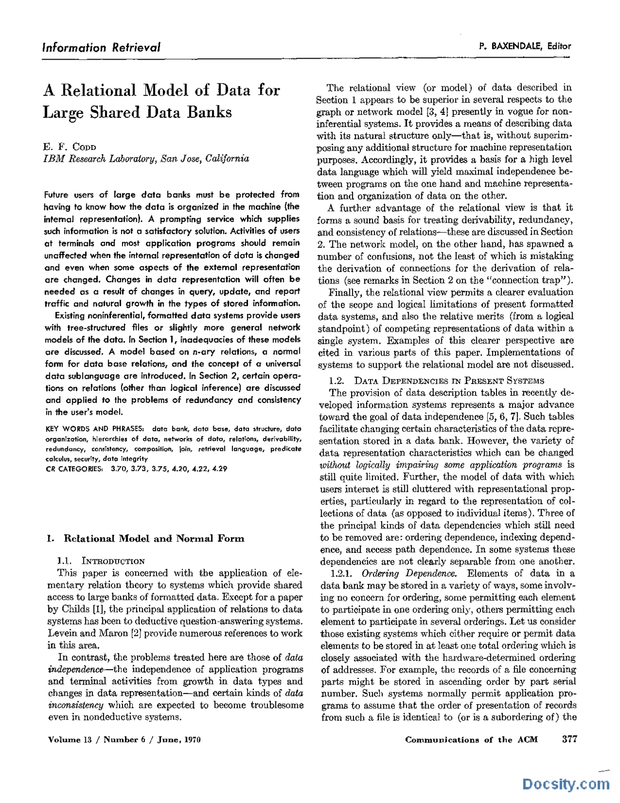 Relational Model Of Data Skripta Informatika Statistika I Informatika