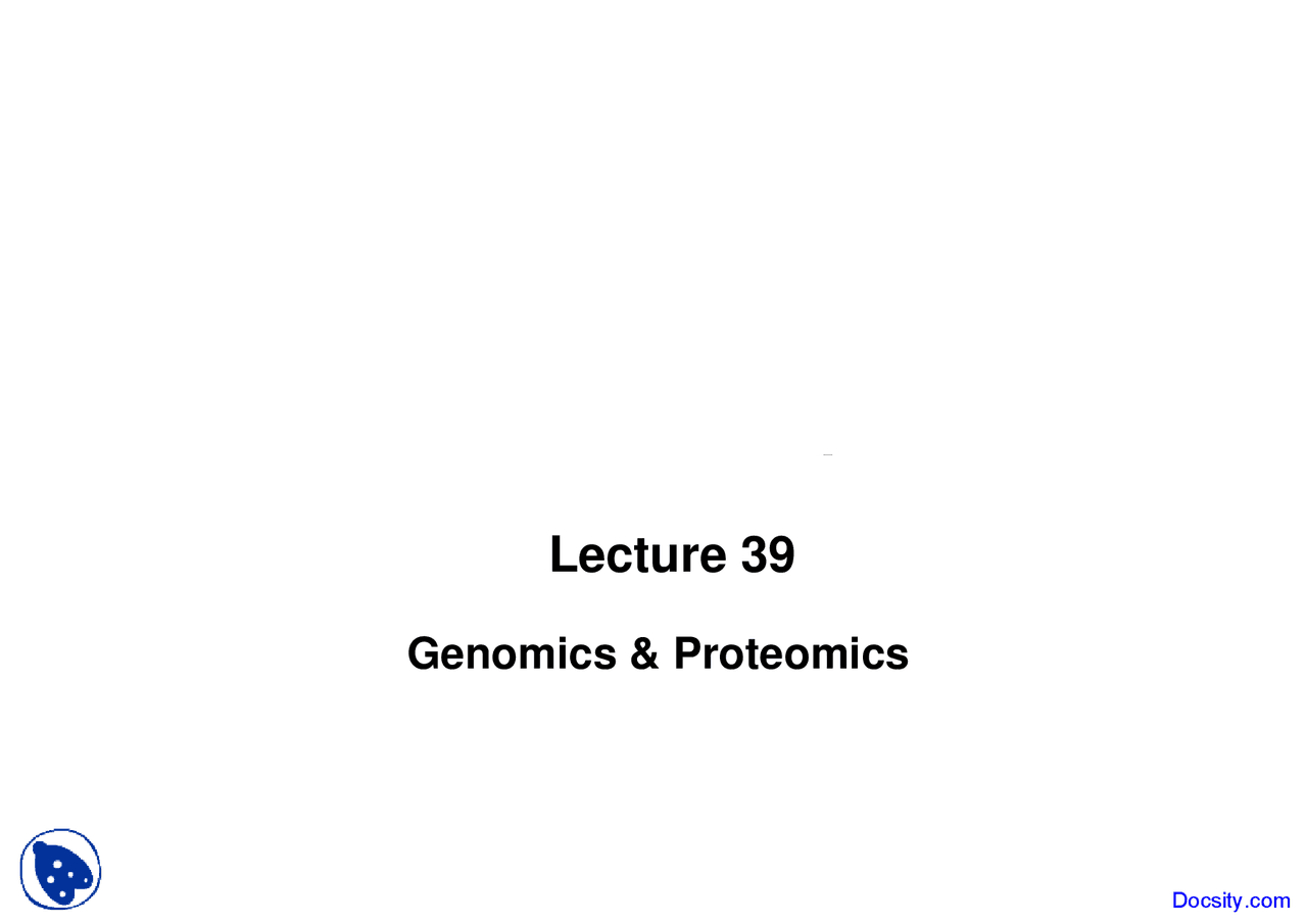 Genomics And Proteomics Eukaryotic Gene Expression Lecture Sildes