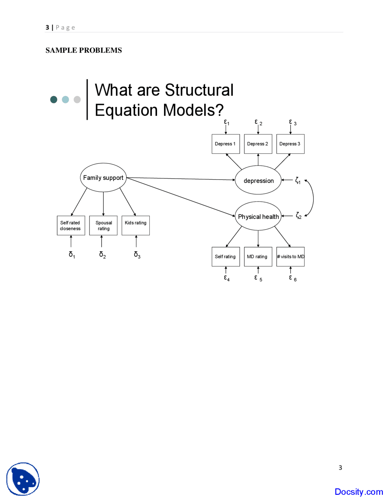 Structural Equation Models Econometric Modeling Lecture Notes Docsity