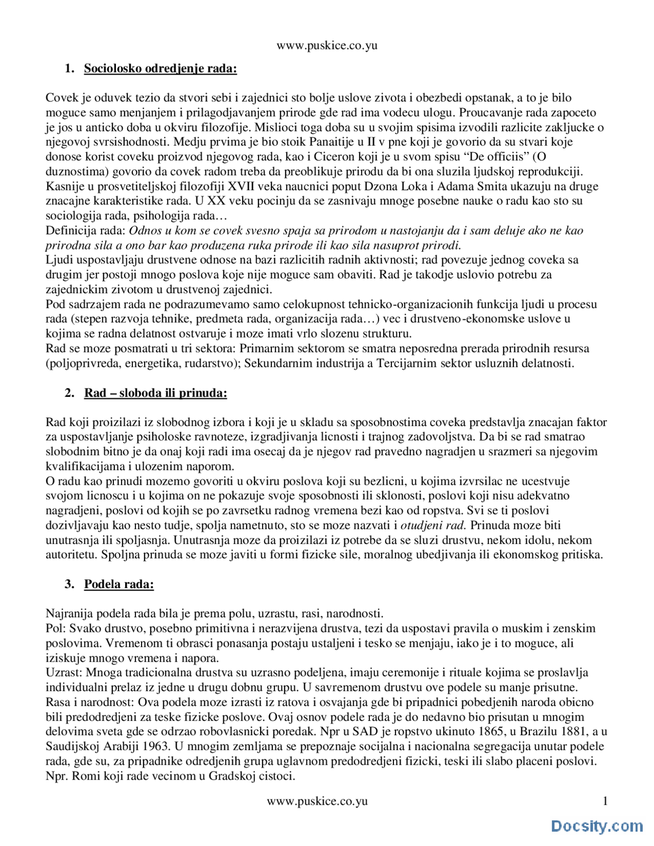 Opsta sociologija-Skripta-Sociologija1-Fakultet organizacionih nauka (3) | Rezime' predlog Opšta ...