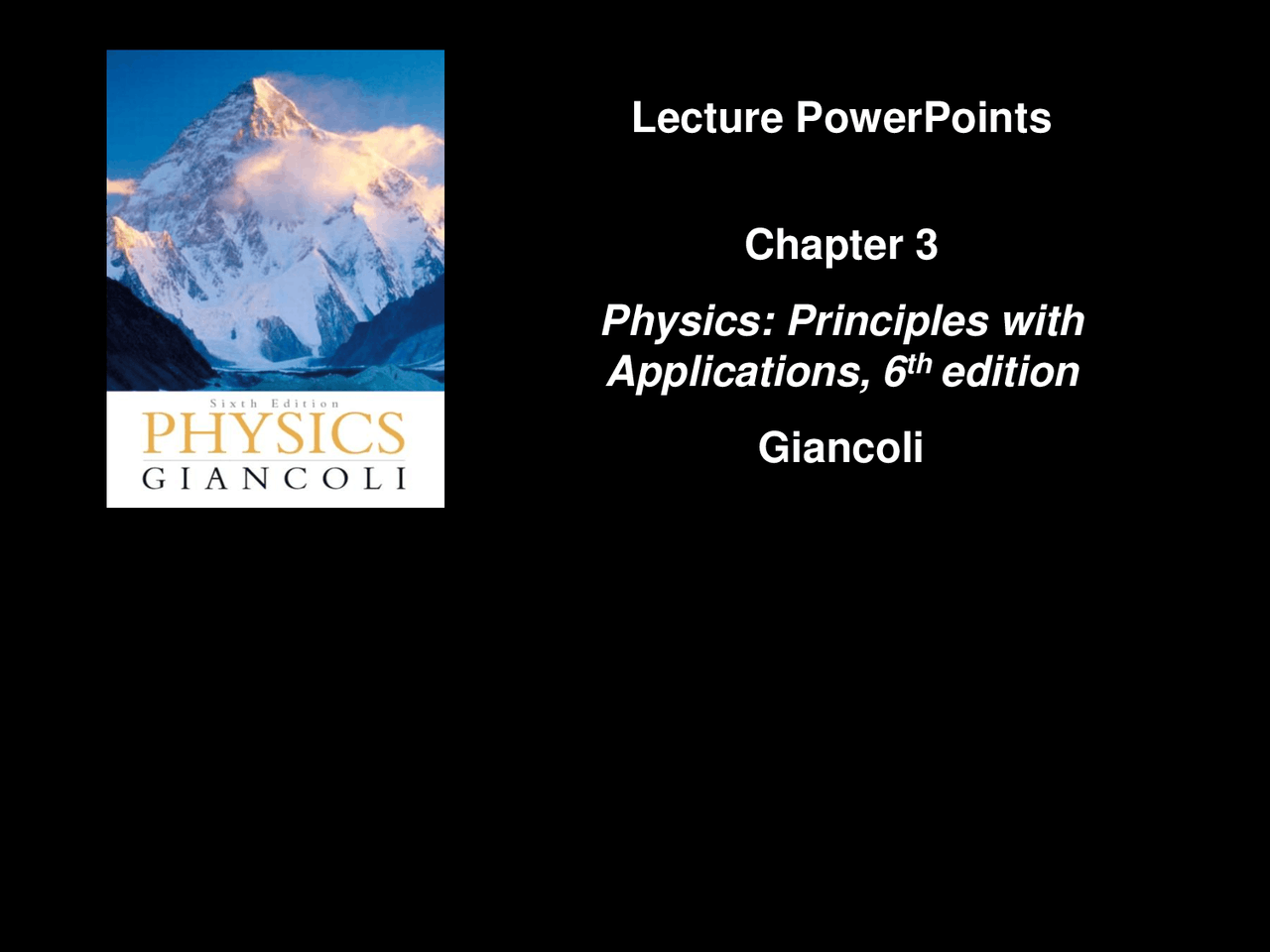 Kinematics In Two Dimensions Vectors Lecture Slides Ph 101 Docsity