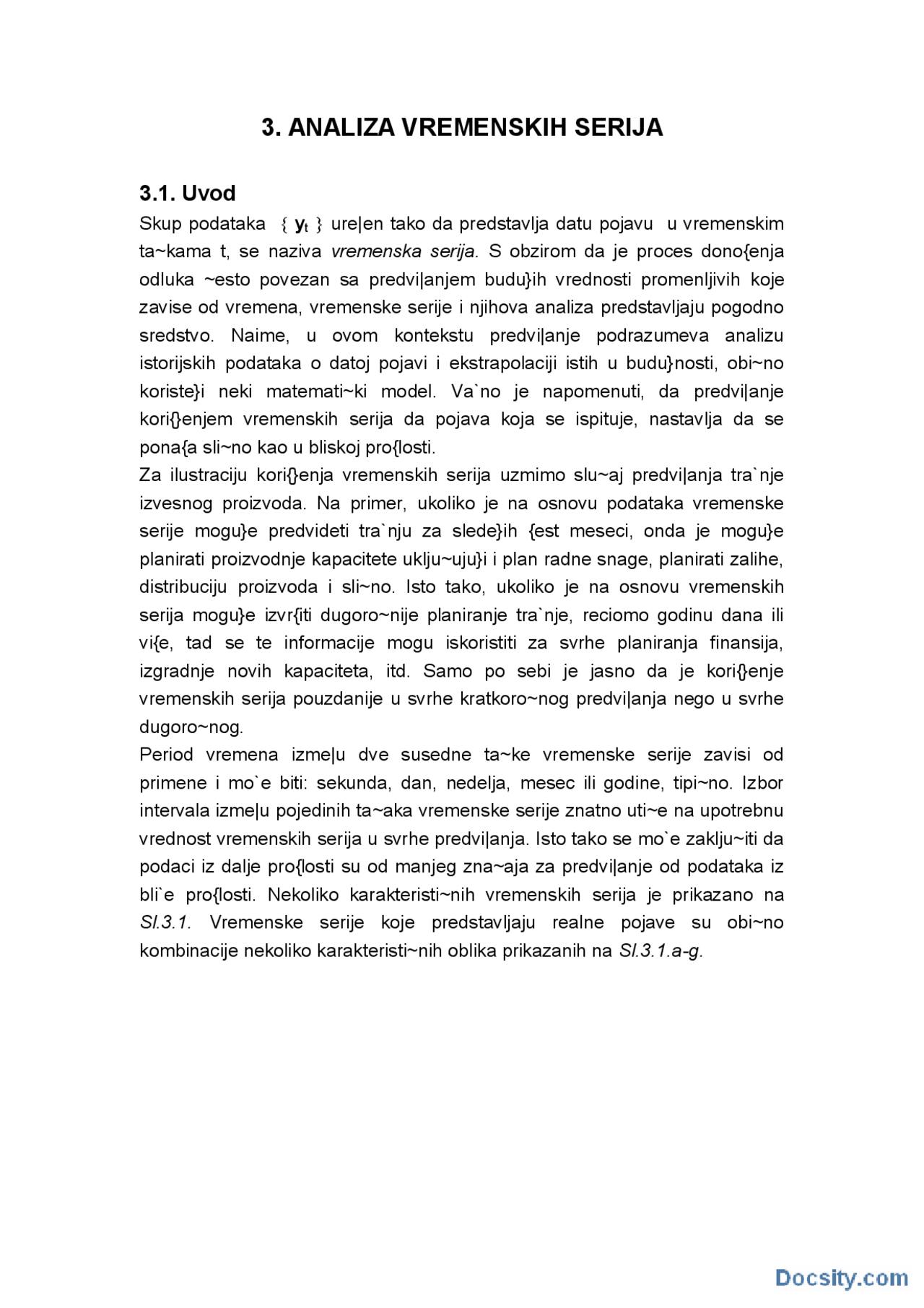 Vreme Skripta Ekonometrijske Metode Menadzment 3 Rezime Predlog