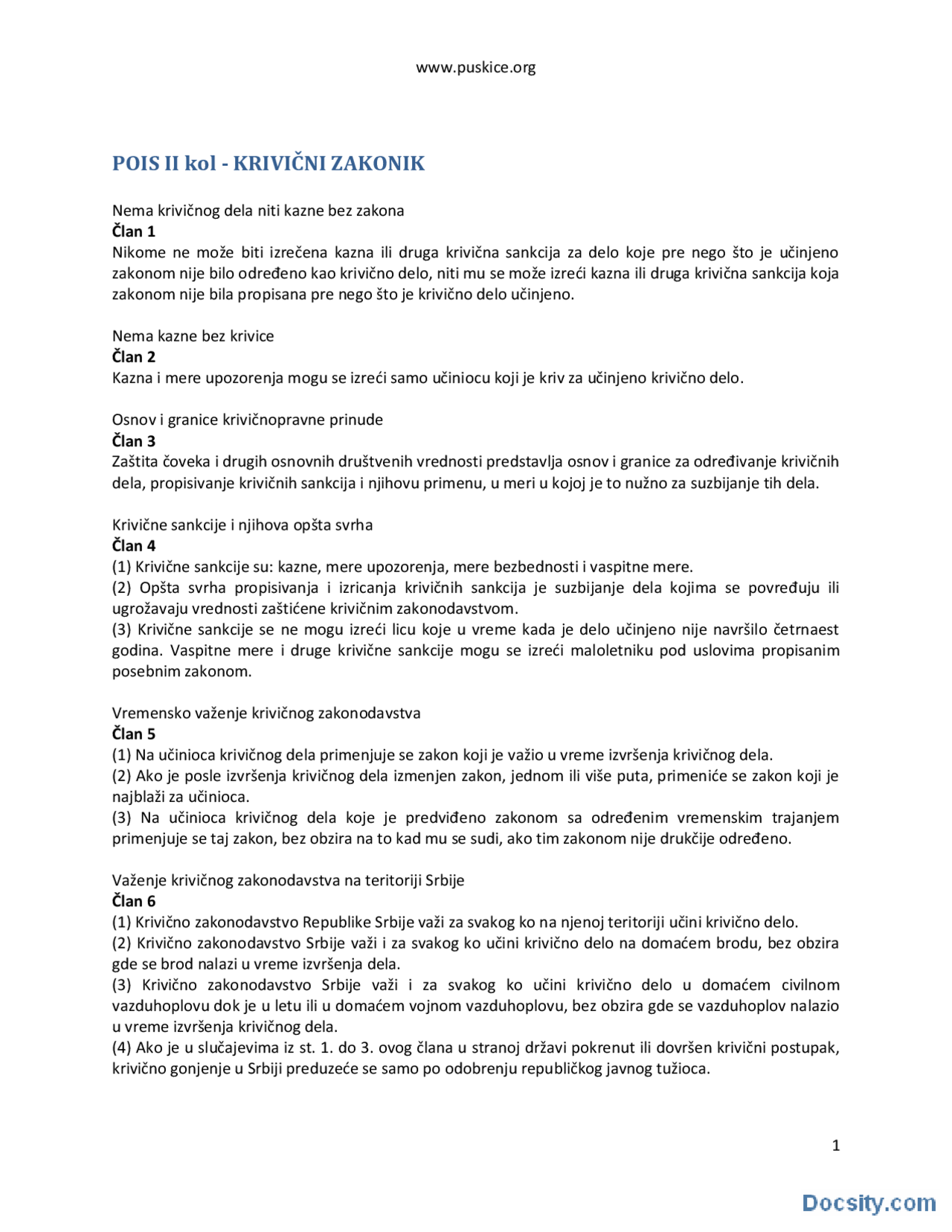 Krivnicni zakon-Skripta-Pravne osnove informacionih sistema-Informacioni sistemii tehnologije 3 ...