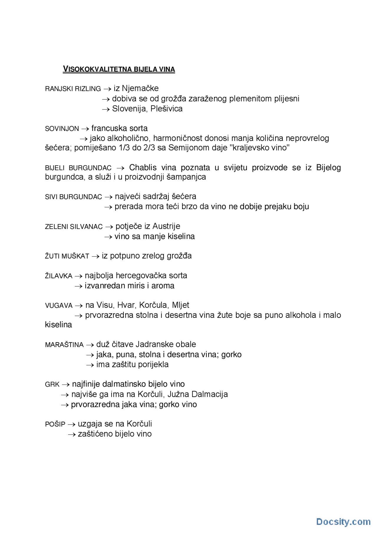 Vinarstvo Skripta Agronomija Rezime Predlog Agronomija Docsity