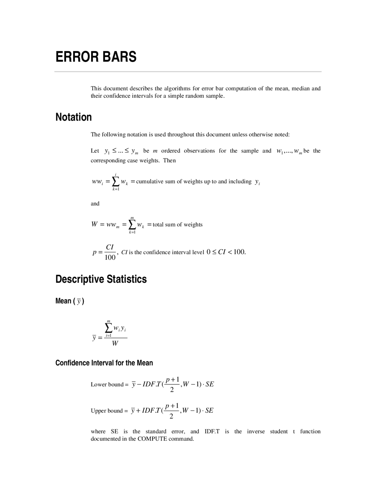 Errorbars - Mathematics and Statistics - Study Notes | Study notes ...