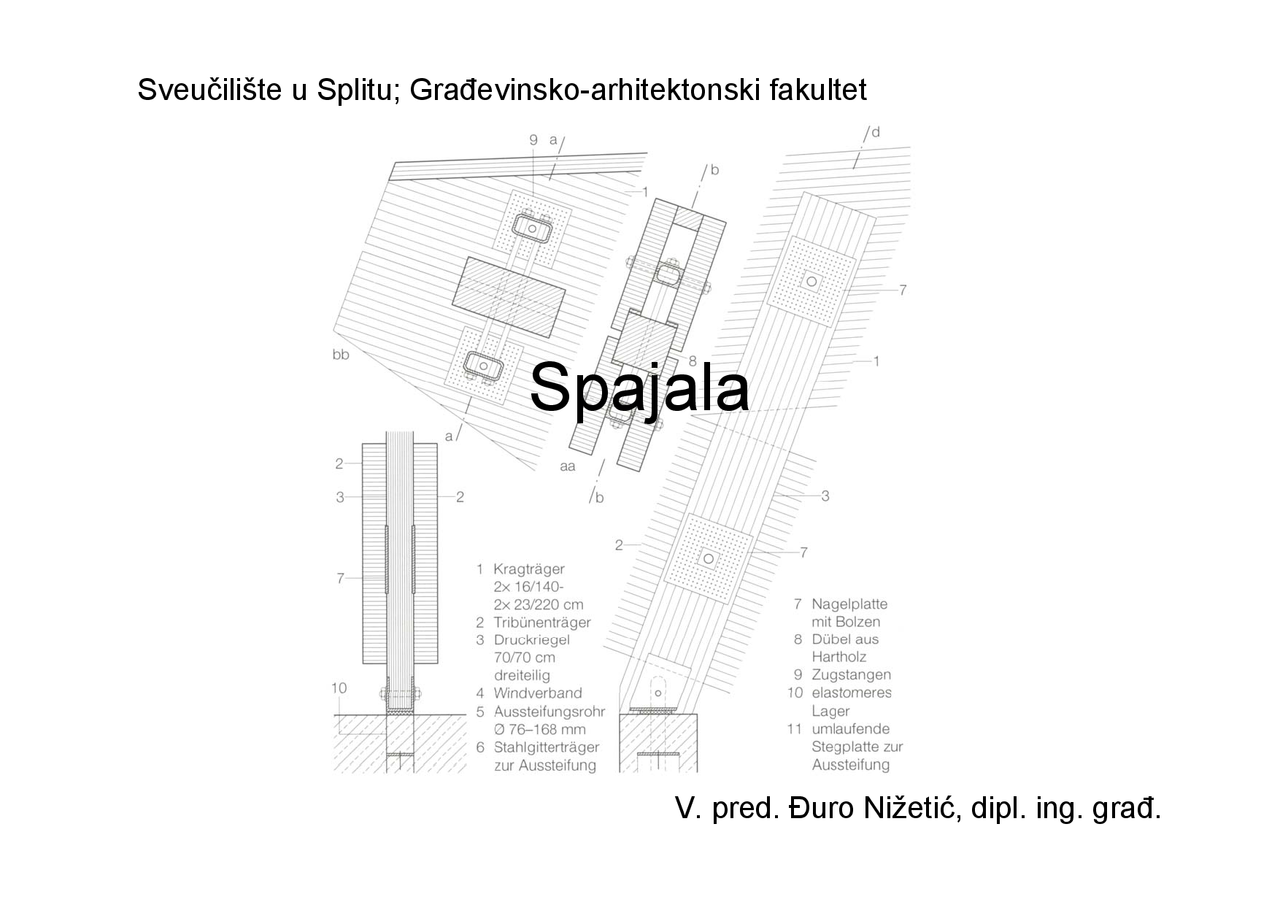 Spajala-Slajdovi-Konstrukcije-Gradjevina | Slajdovi' predlog Konstrukcije - Docsity