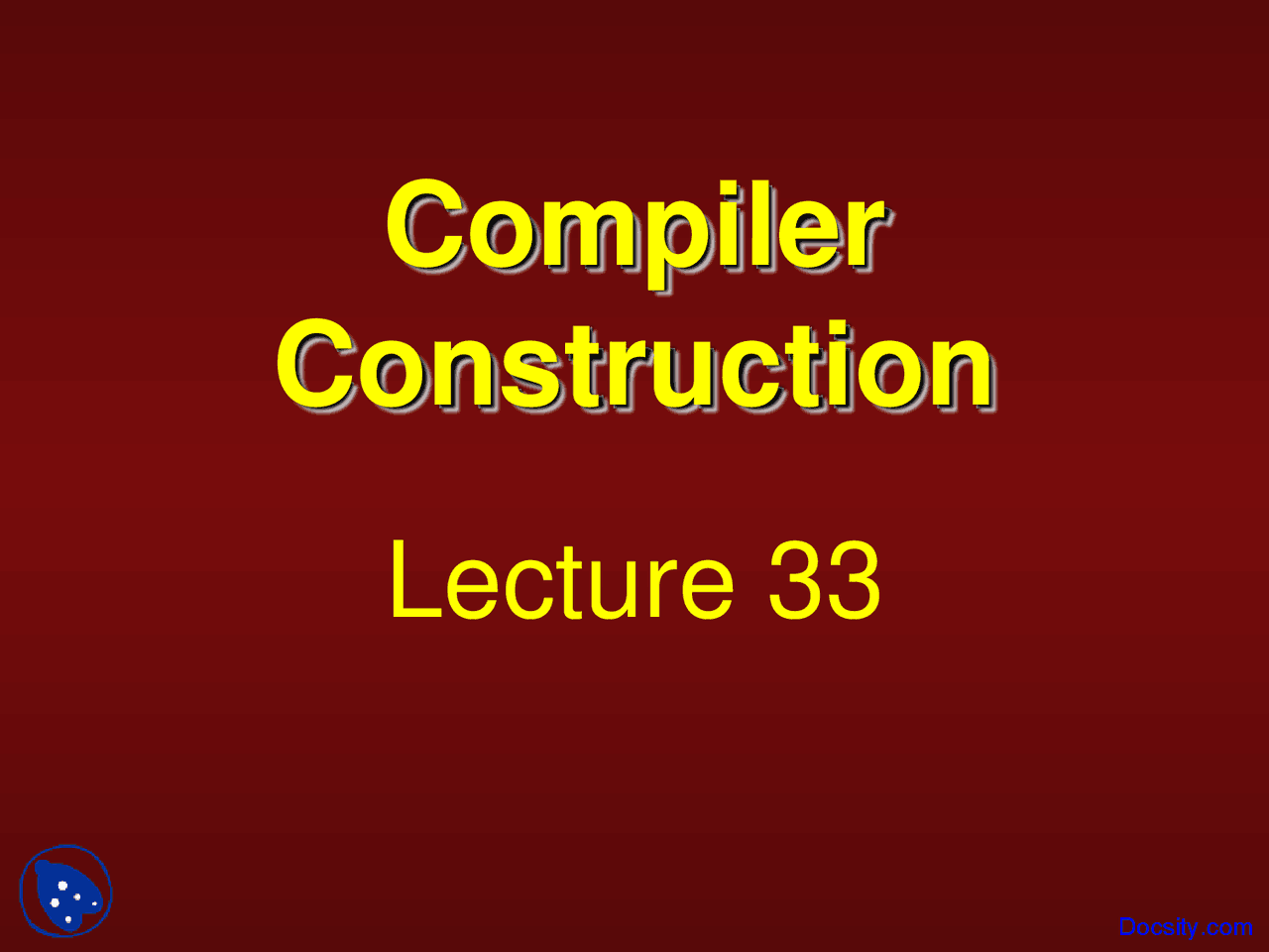 Implementing Ad Hoc Scheme Compiler Construction Lecture Slides