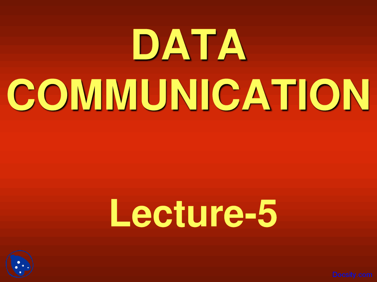 Topology and Categories - Data Communication - Lecture Slides - Docsity