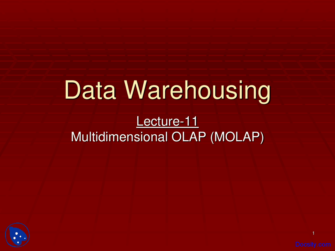 Multidimensional Olap Implementations Data Warehousing Lecture Slides Docsity