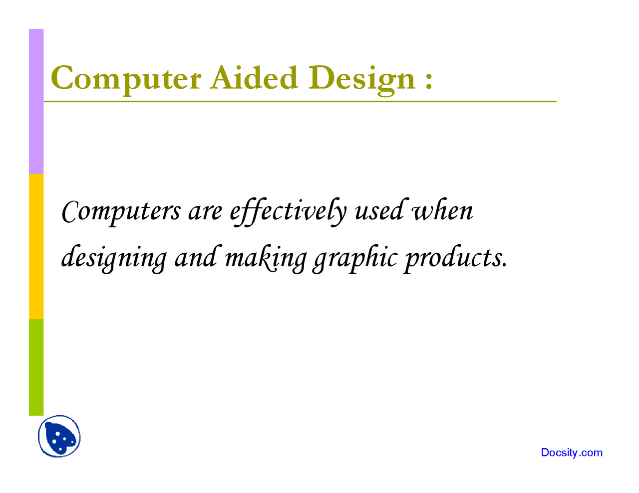 Starting Auto Cad Computer Aided Design Lecture Slides Docsity