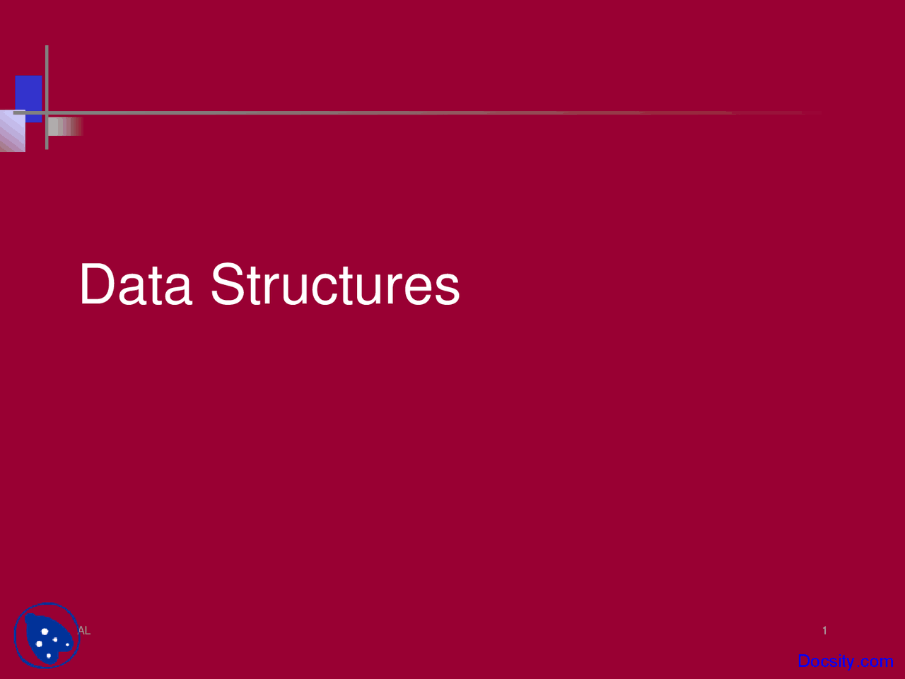 Data Stuctures, Array - Data Stuctures - Lecture Slides - Docsity Data Stuctures, Array - Data Stuctures - Lecture Slides - Docsity