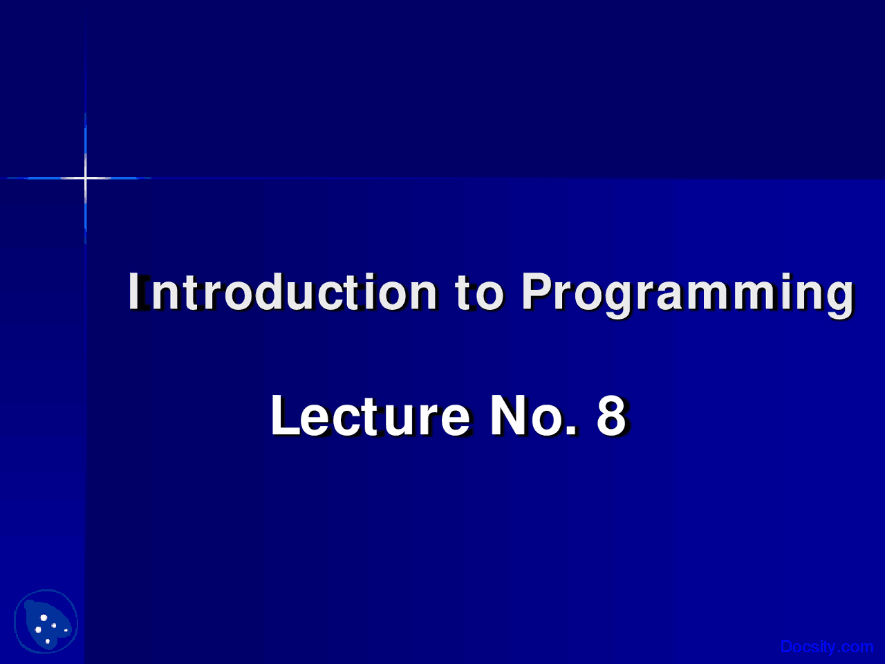 Multi way Decision - Introduction to Programming - Lecture Slides - Docsity
