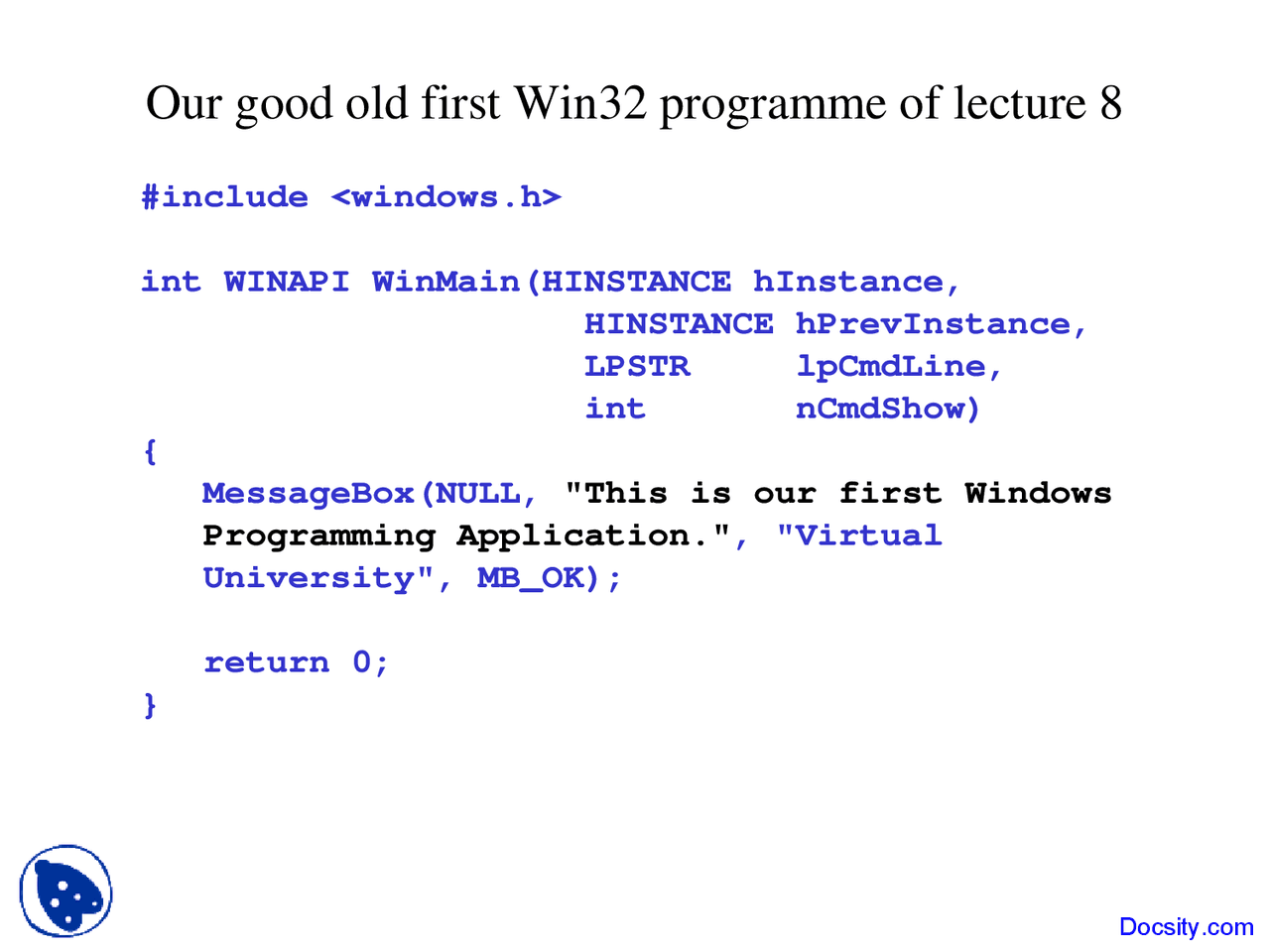 Dialog Resource Definition Statement Window Programming Lecture