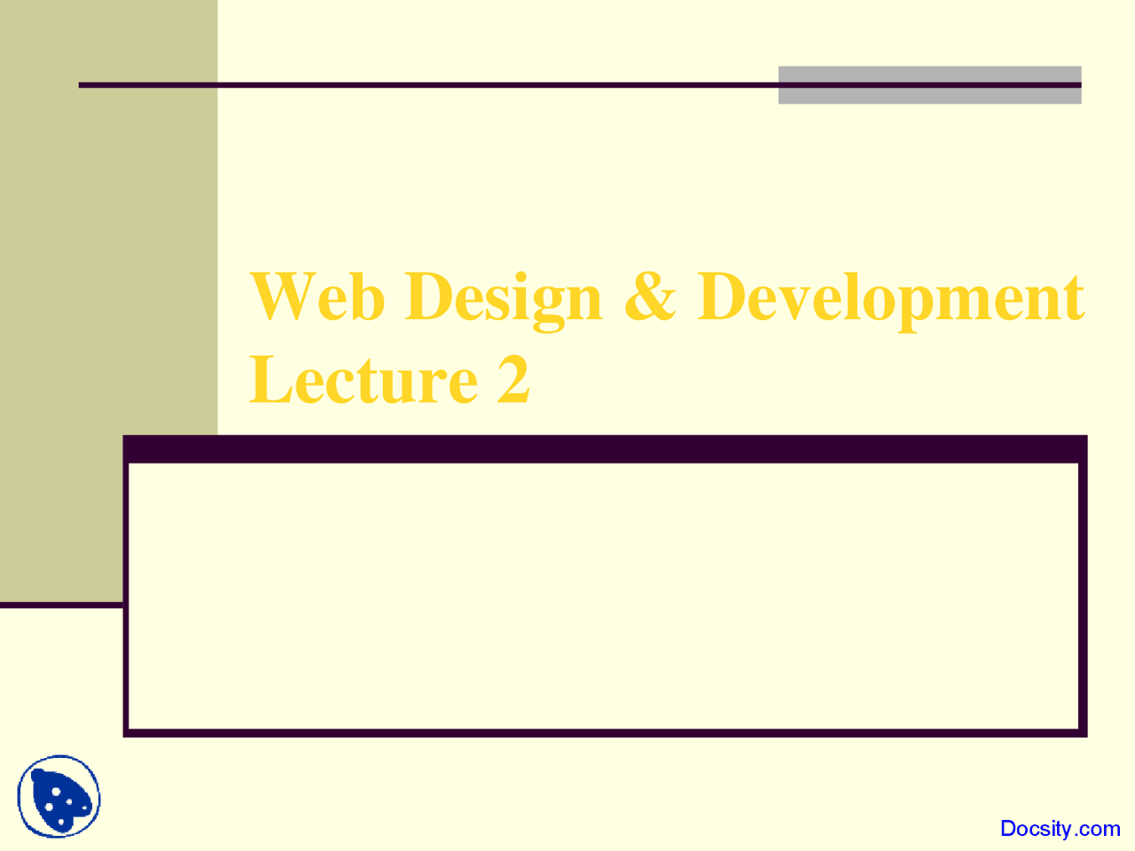 Sample Java Based Applications Web Design And Development Lecture