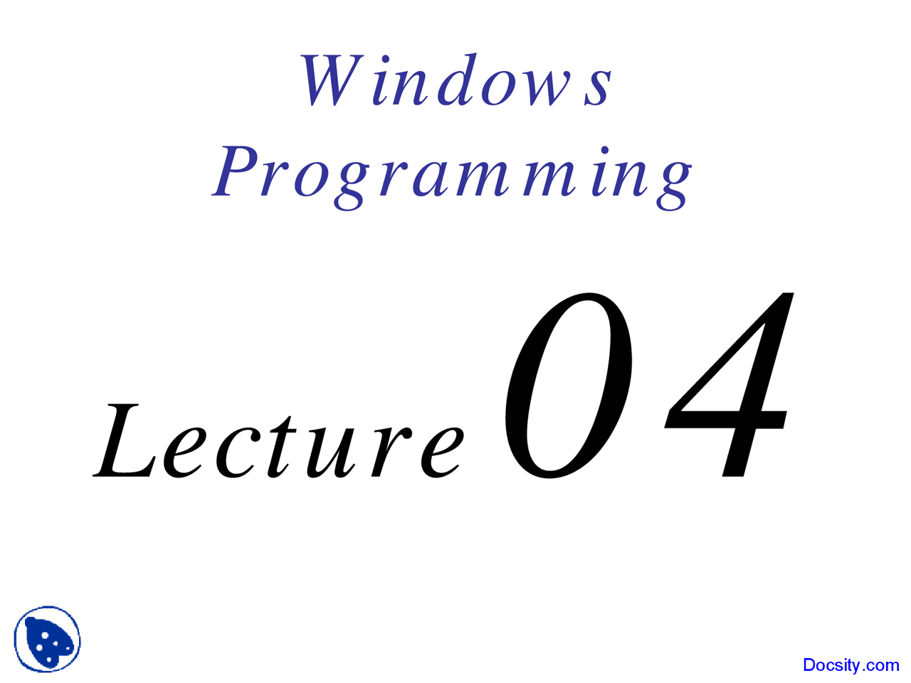 User Defined Custom Data Types Window Programming Lecture Slides