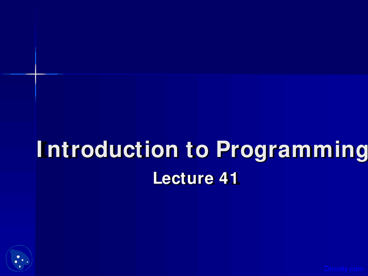 Types Of Templates Introduction To Programming Lecture Slides Docsity