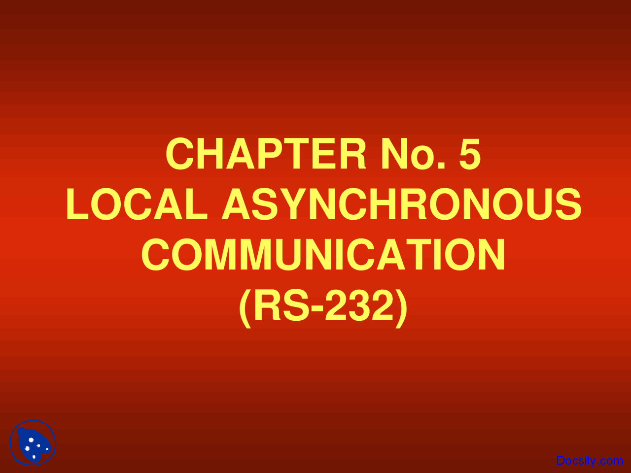 Local Asynchronous Communication Computer Network Lecture Slides