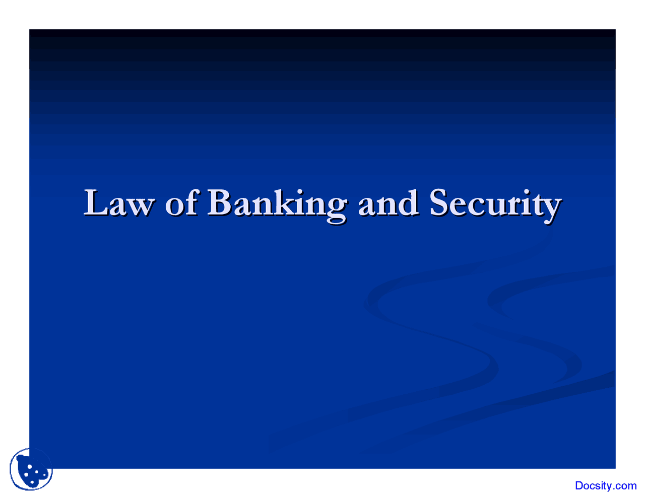 Bankers rights and Duties - Banking Law and Security - Lecture Slides ...