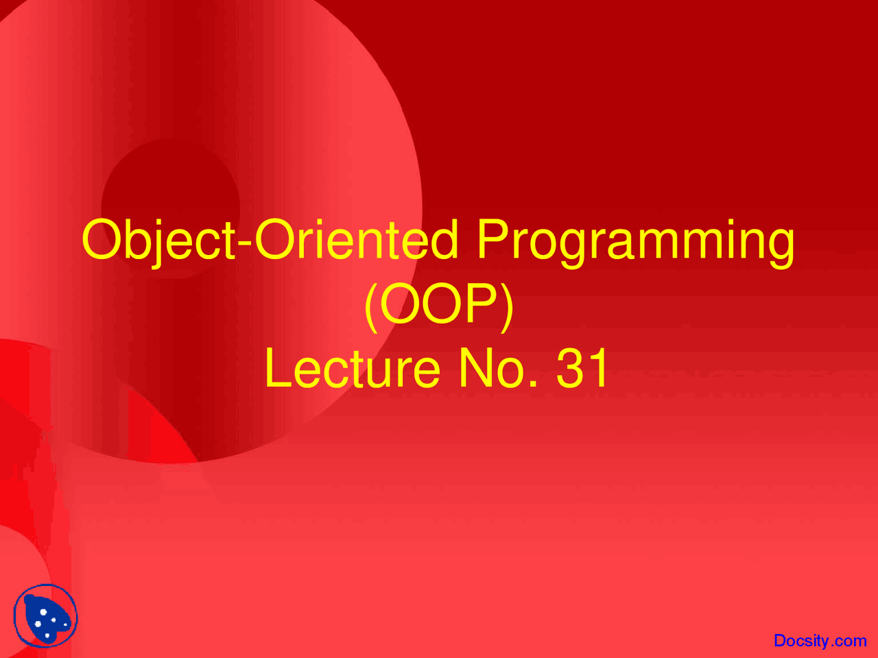 Multiple Inheritance Object Oriented Programming Lecture Slides 8991