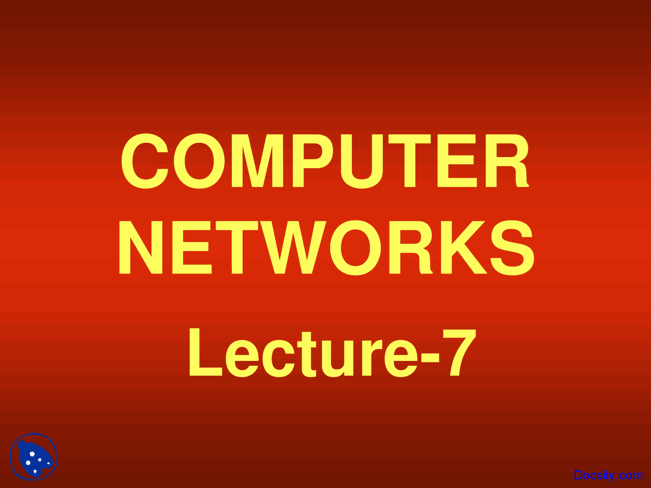 Shared Communication Channels - Computer Network - Lecture Slides - Docsity