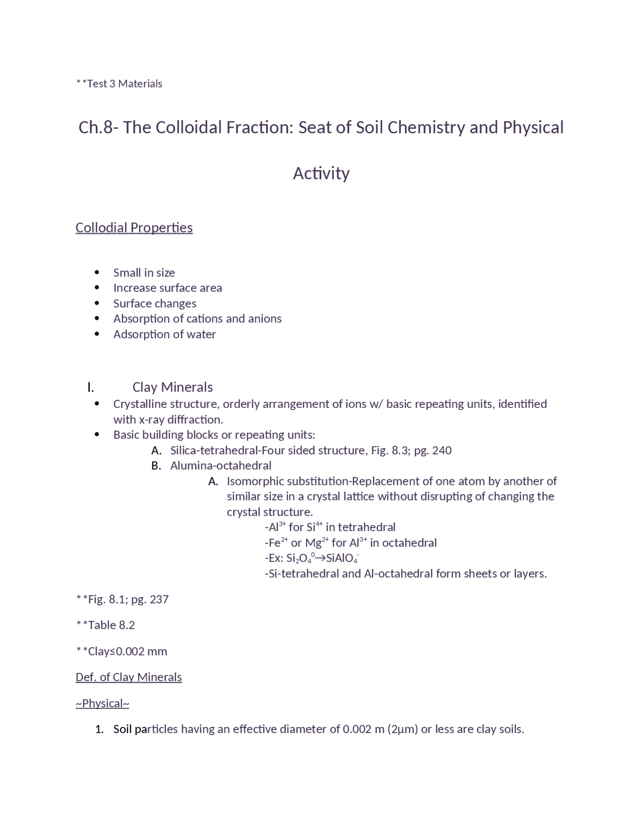 The Colloidal Fraction: Seat of Soil Chemistry and Physical Activity ...