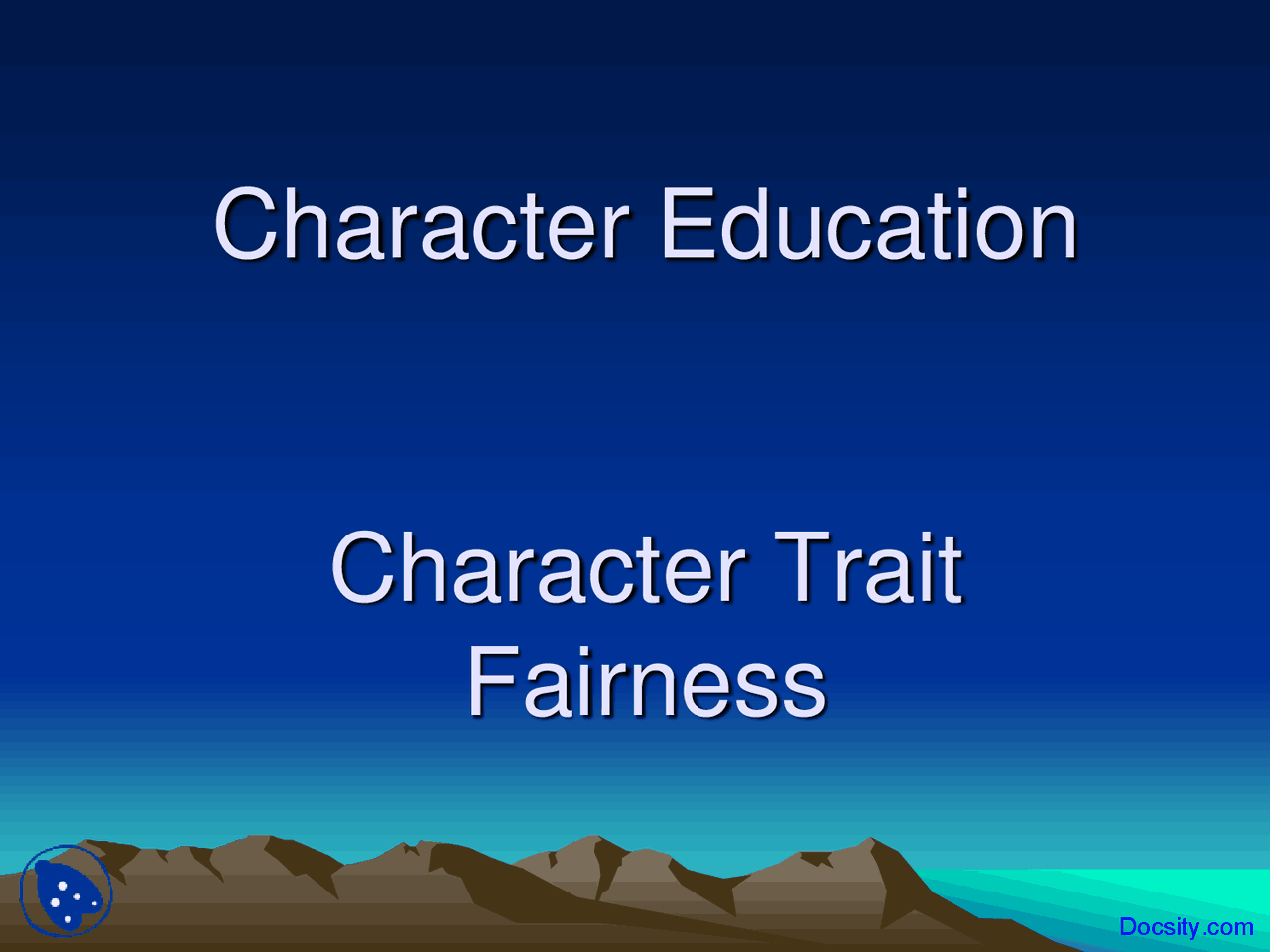 Fairness English Language Lecture Slides Docsity