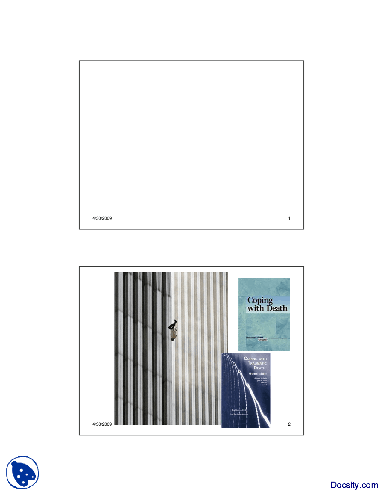 Death Developmental Psychology Lecture Slides Slides