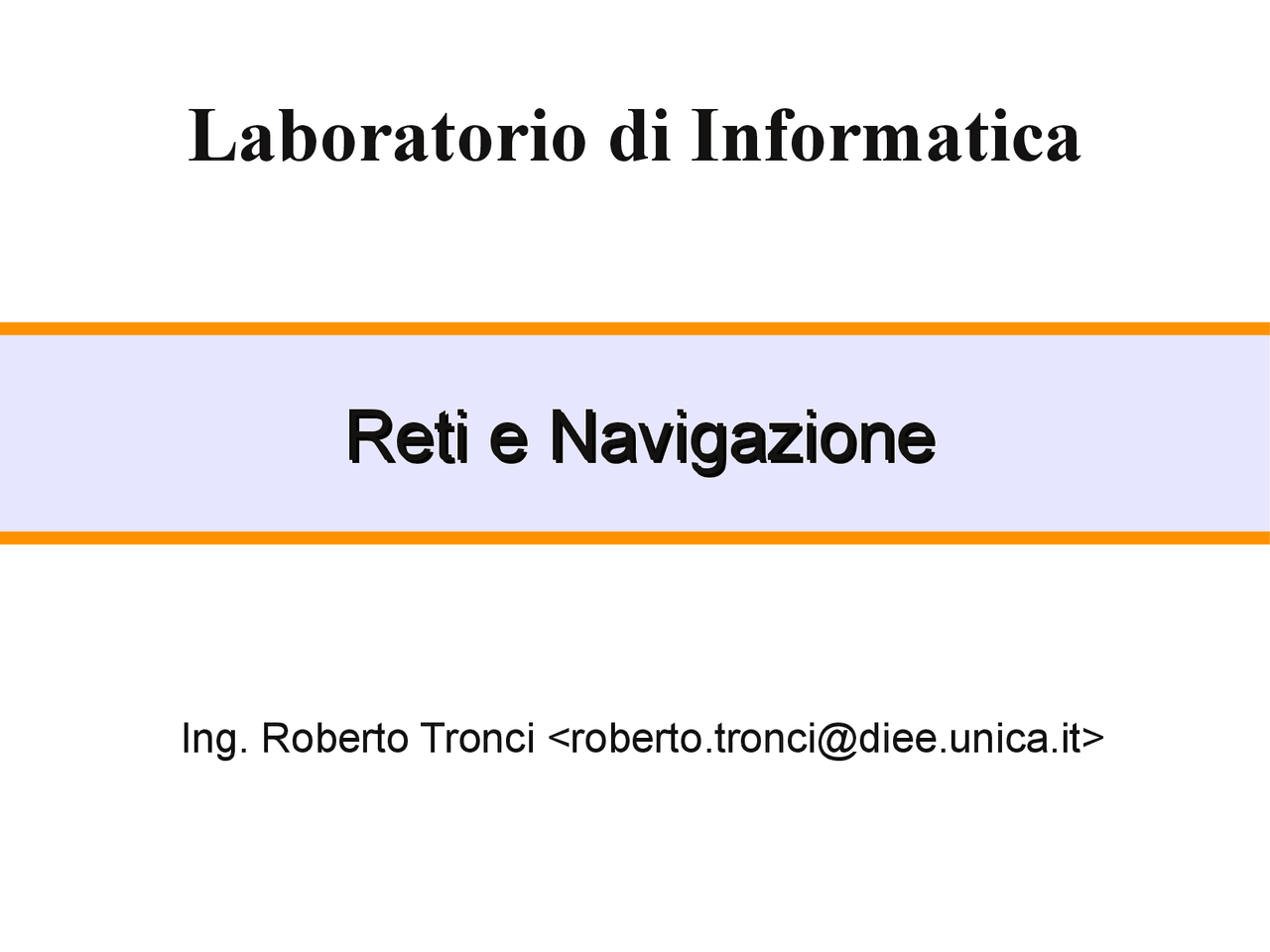 Reti E Navigazione Appunti Di Informatica Docsity