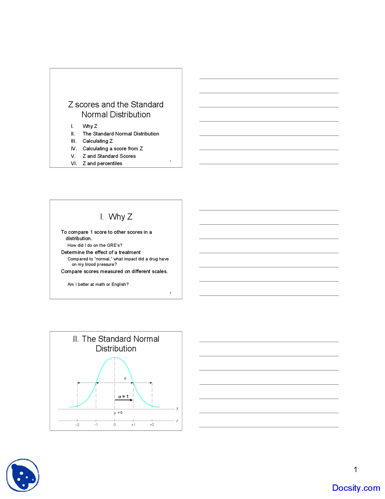 Standard Normal Distribution - Basic Statistics for Behavioral Science ...