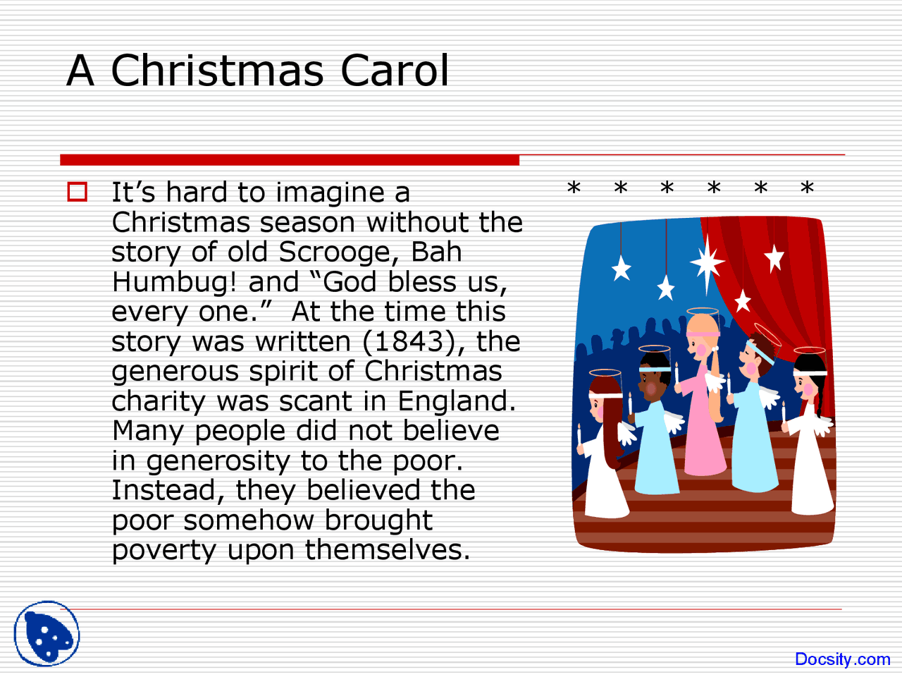 A Christmas Carol - English Literature - Lecture Slides | Slides ...