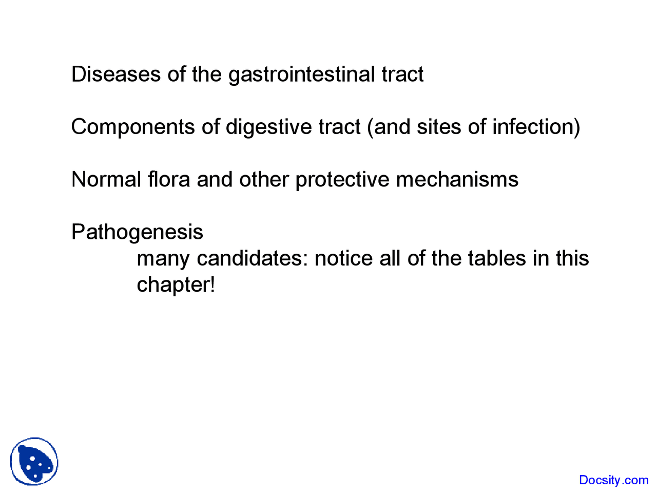 Diseases of the Gastrointestinal Tract - Principles of Microbiology ...