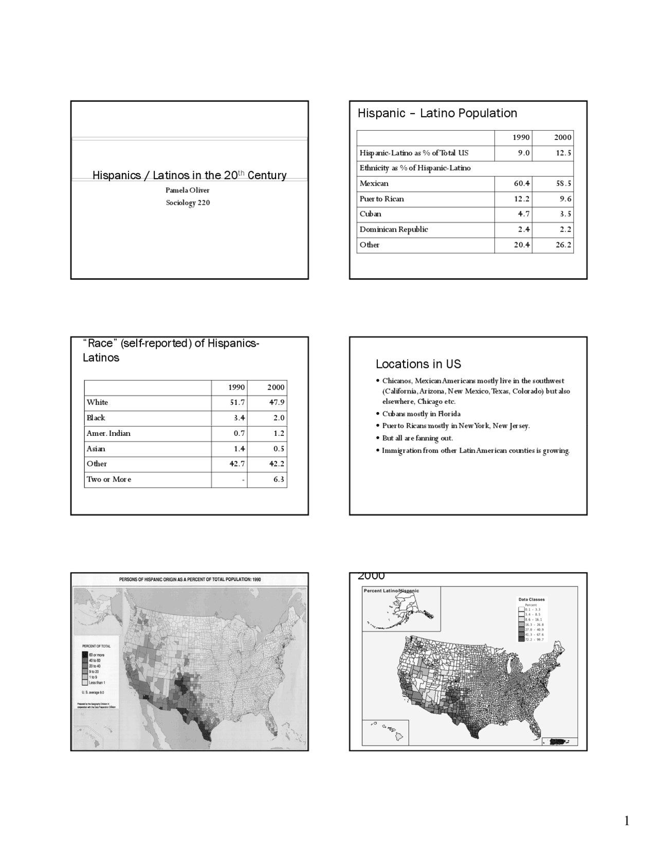 Hispanics In 20th Century Ethnic Movements In The Us Lecture Slides