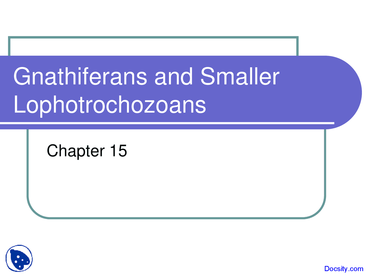 Pseudocoelomate Animals - General Zoology - Lecture Slides - Docsity