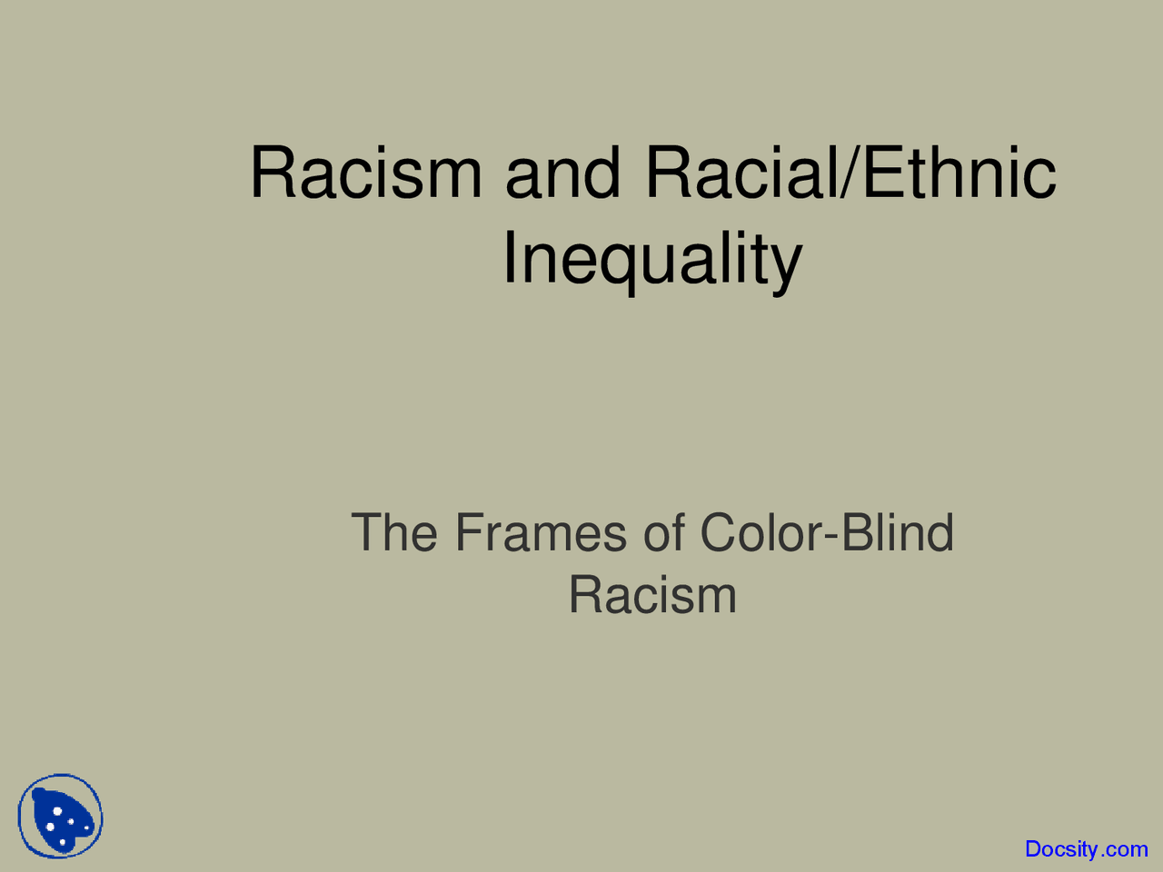 Racism and Racial Inequality - Introduction to Sociology - Lecture ...