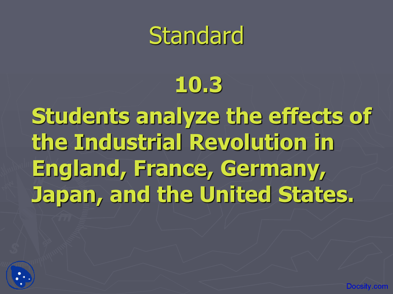Industrial Revolution in Europe - History - Lecture Slides - Docsity