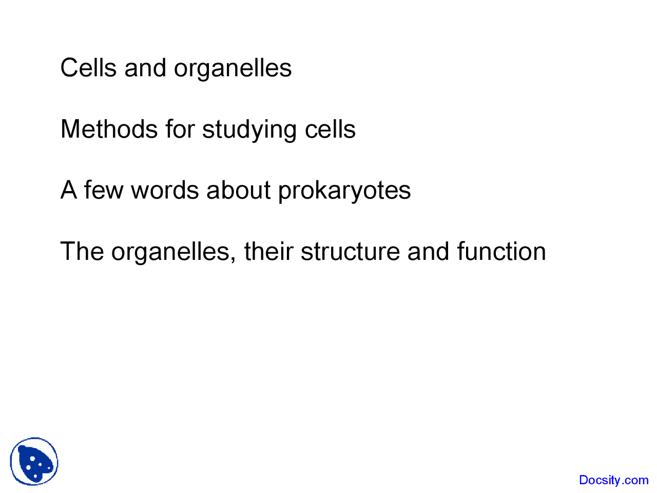 Cells Organelles Fundamental Biological Concepts Lecture Slides