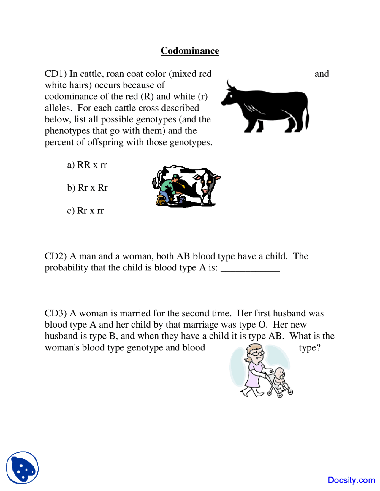 Codominance Fundamental Biological Concepts Quiz Docsity