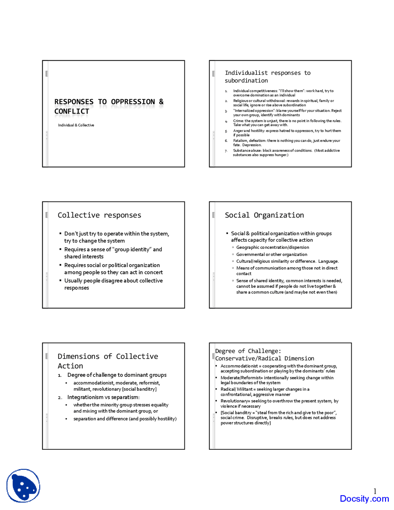 Dimensions Of Resistance Plus Tactics Ethnic Movements In The Us