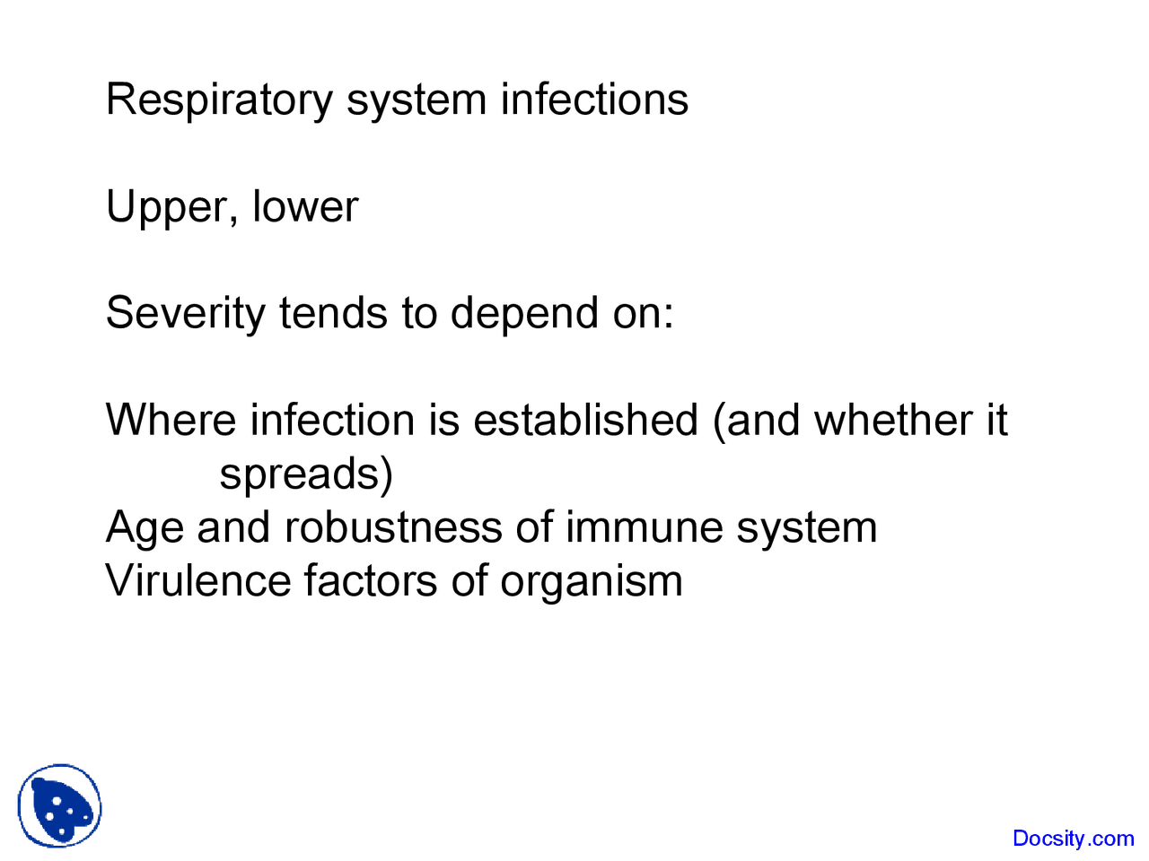 Respiratory System Infections Principles Of Microbiology Lecture