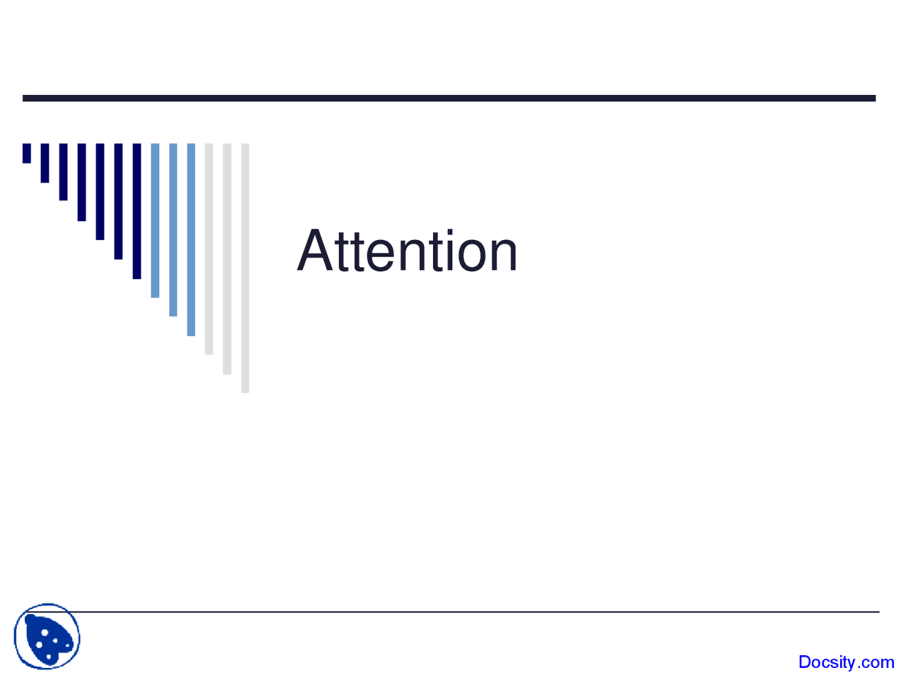 Attention Cognitive Processes Lecture Slides Docsity