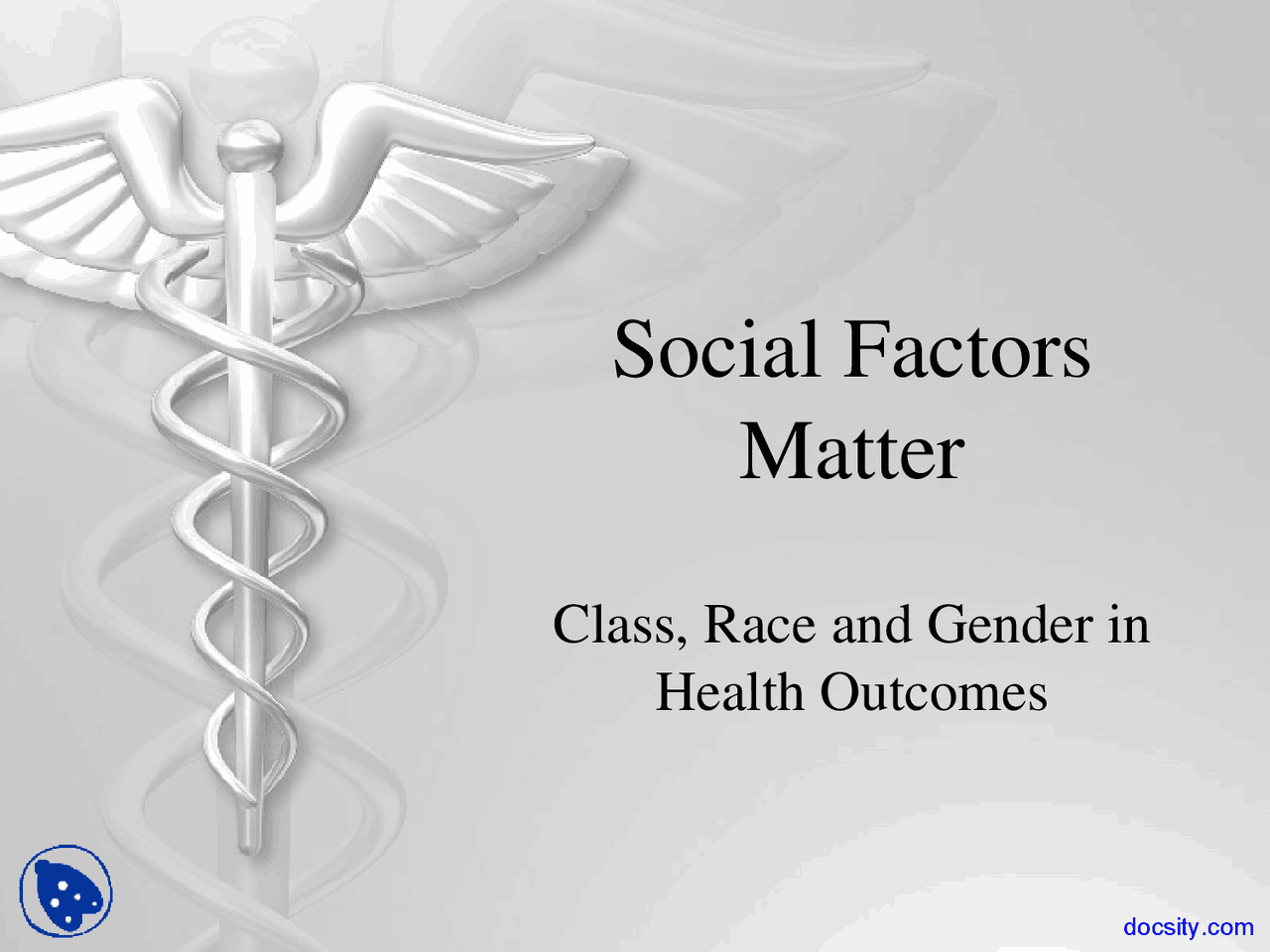 Class Race And Gender Medical Sociology Lecture Slides Docsity