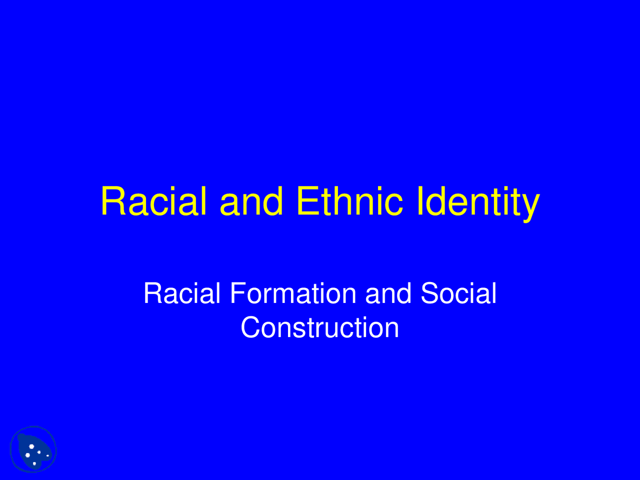 Racial and Ethnic Identity - Racial and Ethnic Minorities - Lecture ...