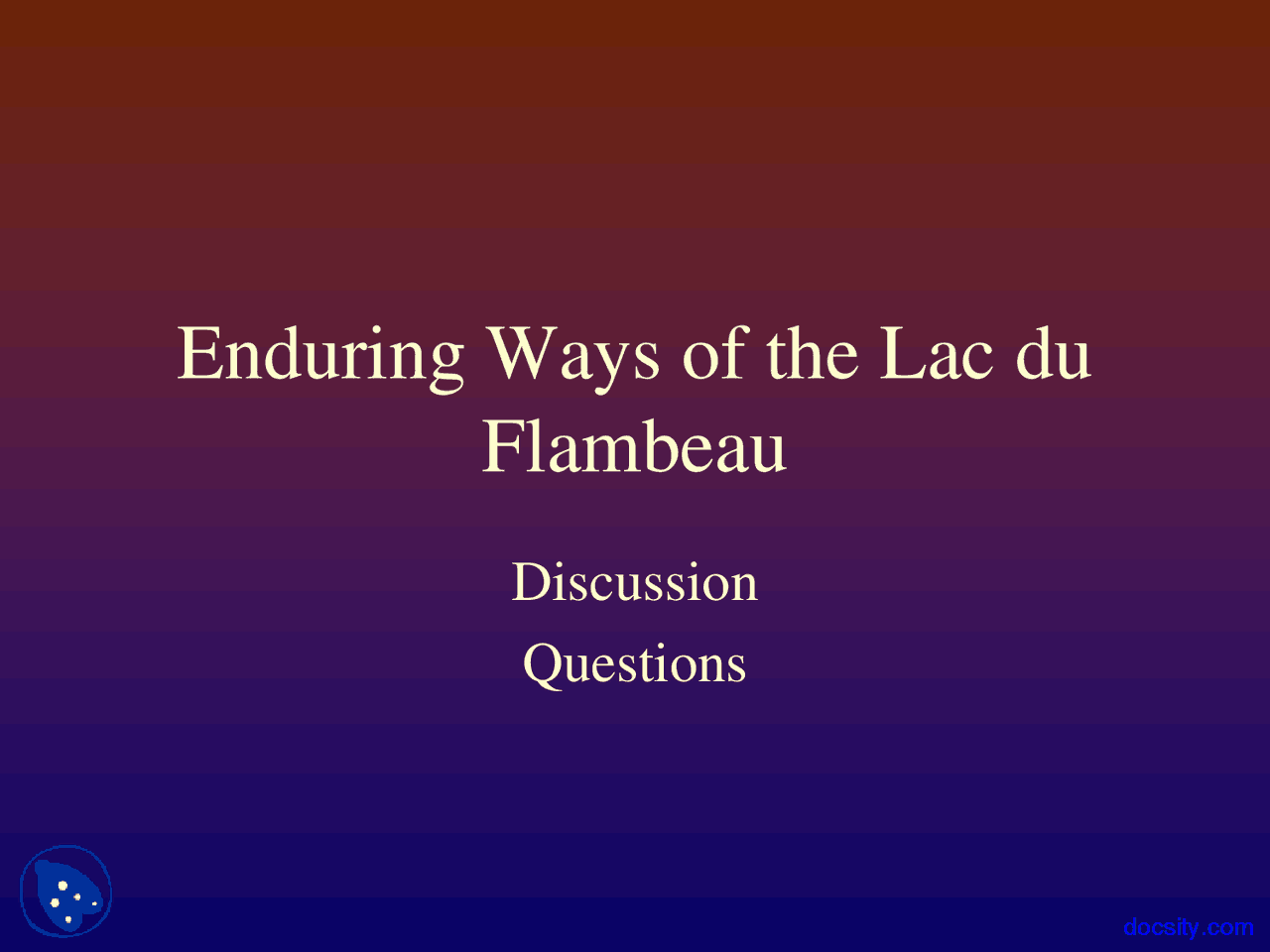 Enduring Ways Questions Race And Ethnicity Lecture Slides Docsity
