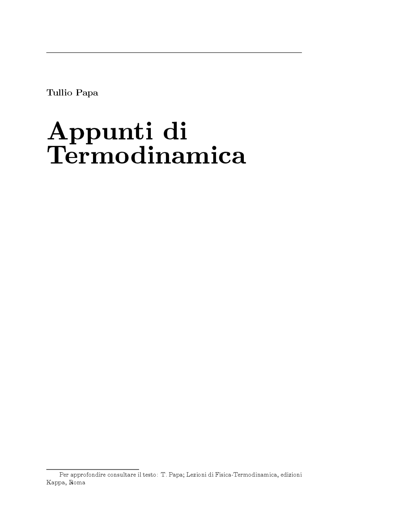 Termodinamica Appunti Di Fisica Appunti Di Fisica Docsity