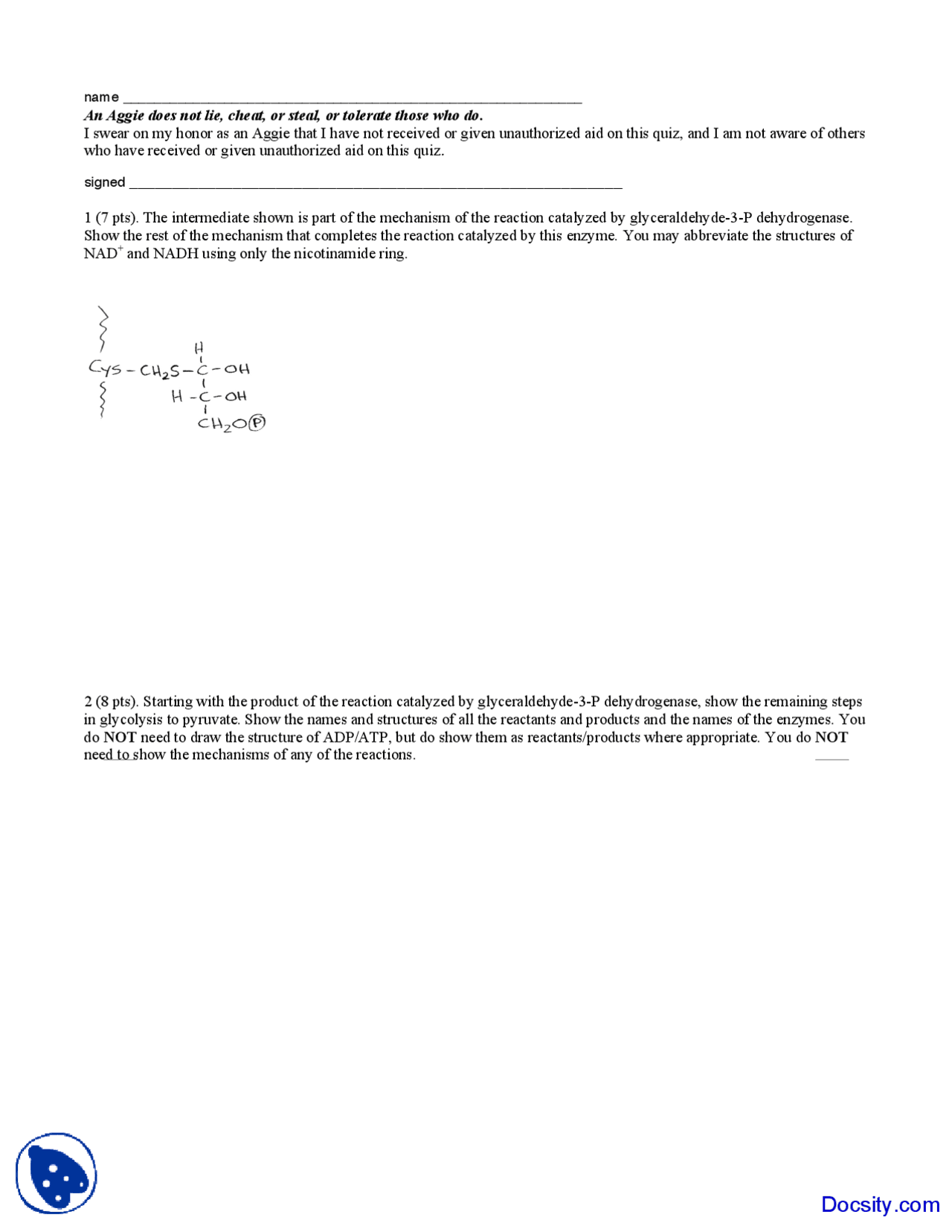 Draw the Structure of ADP - Biochemistry - Exam | Exams Biochemistry ...